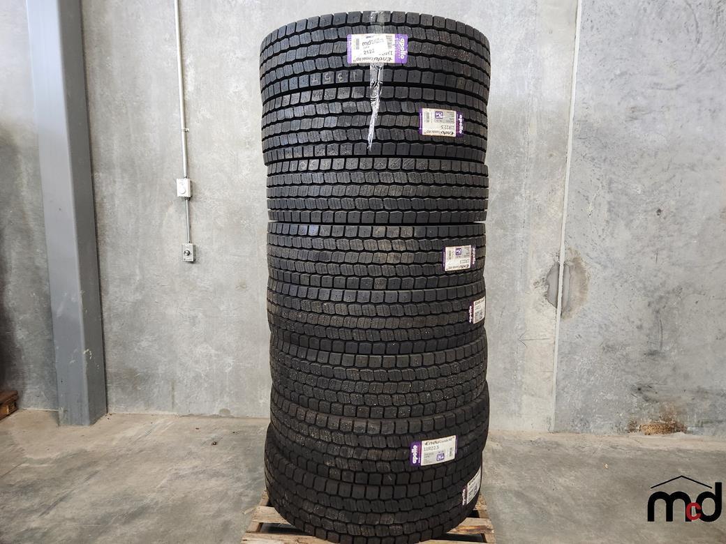(8) Apollo Endu Combi RDOS Tires (11R22.5)